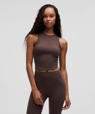 lululemon D&eacute;bardeur court col rond Softy Suedey pour Femmes - Taille 0