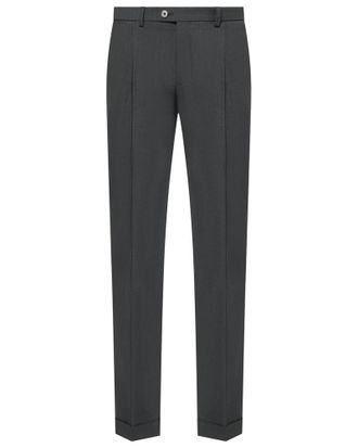 Hiltl Wollhose Primo mit abgeschr&auml;gtem Bund, Regular Fit in