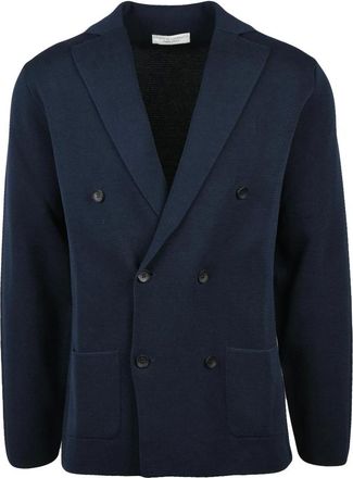 FILIPPO DE LAURENTIIS Homme, Vestes, Bleu, Taille: XL Veste en maille