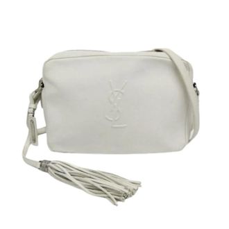 Saint Laurent Pre-owned Lou Schultertasche - - Pre-owned - Damen - Wei&szlig; - ONE SIZE