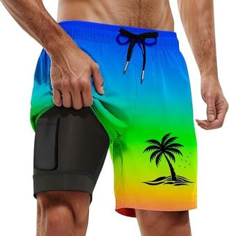 Generic Maillot De Bain Jaune Homme Cargo Habill&eacute; Large Sexy &Eacute;lastique Nylon Sportswear Styl&eacute; Trekking Decontracte Simili Elasthanne Hippie Brique Parachute B