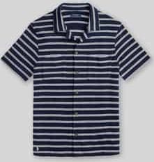 Polo Ralph Lauren Regular Fit Freizeithemd aus Baumwoll-Mix mit Lochmuster-Streifen