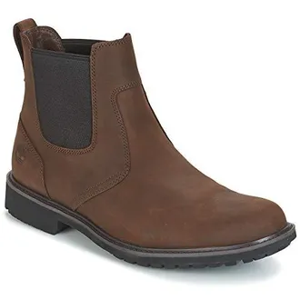 Timberland Stormbucks Pull-on, Bottes Chelsea Homme, Marron (Burnished Dark Brown Oiled), 41.5 EU
