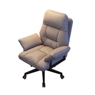 Generic Ergonomischer B&uuml;rodrehstuhl Mit Verstellbarer H&ouml;he - Arbeitsstuhl Aus Atmungsaktivem Stoff for Zuhause, B&uuml;ro Und Schminktisch(Light Gray1)