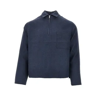 Arte Linen quarter-zip pullover Man XS