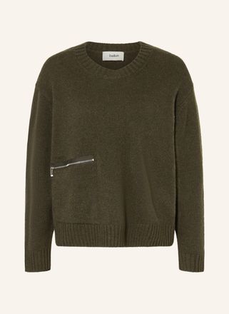 BA&SH Ba&Sh Cashmere-Pullover Cesnik gruen