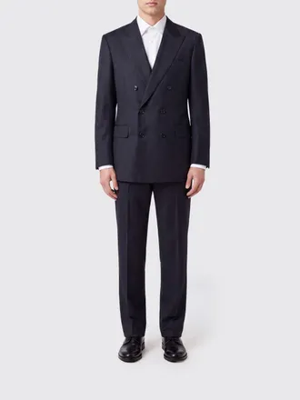 Tom Ford Zweireihiger Anzug von aus reiner Wolle mit fallendem Revers