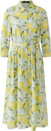 Oui Femme, Robes, Multicolore, Taille: 42 FR Robe Chemise Midi