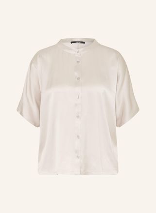 someday Someday Bluse Kensi Im Materialmix beige