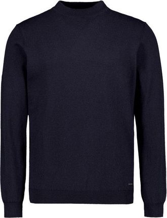 Ragman Herren Pullover blau unifarben