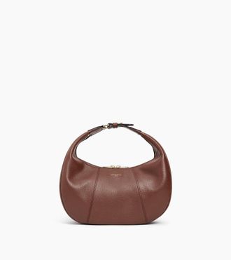 Le Tanneur Petit sac hobo Juliette en cuir grain&eacute;