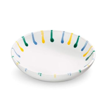 Gmundner Keramik Schale gro&szlig; F&uuml;llmenge : 0.2 Liter Buntgeflammt Geschirr, handgemacht in &Ouml;sterreich