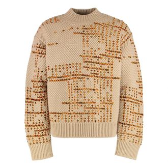 Dries Van Noten Jacquard Wollpullover - - Knitwear - Herren - Mehrfarbig - M