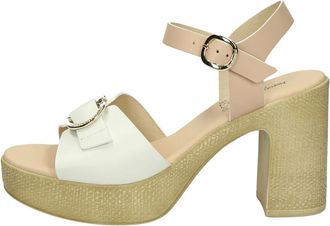 Nero Giardini Femme, Chaussures, Blanc, Taille: 38 EU Loira Sandal