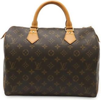 Louis Vuitton Pre-owned Monogram Speedy 30 Handbag M41526 - Femme - Pre-owned - Brun - Taille: ONE Size