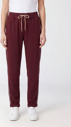 Brunello Cucinelli Jogginghose aus Baumwolle und Seide mit Monili