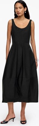 Arket Kokonf&ouml;rmiges Taftkleid -Schwarz