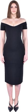 Max Mara Femme, Robes, Noir, Taille: 36 FR Robe fourreau midi avec corsage bustier