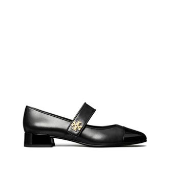 Tory Burch Femme, Chaussures, Noir, Taille: 36 EU Chaussures plates avec motif Double T