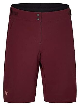 Ziener Nilsa Short de Cyclisme avec Pantalon intérieur - VTT/extérieur/Loisirs - Respirant, séchage Rapide, rembourré, Velvet Red, Taille 38 Femme