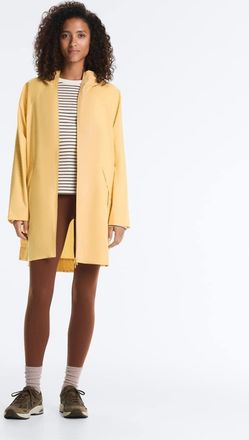 Oysho Verstaubare, 10K wasserdichte Jacke in Gelb mit besonders leichtem Design