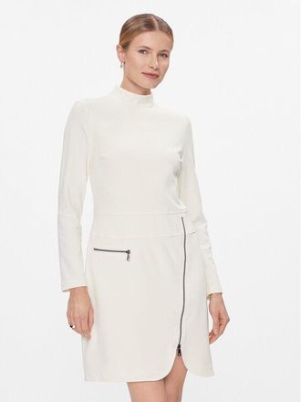 DKNY Coctailkleid DD3J1430 Creme Regular Fit