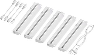 LEDs Com LED Unterbau-Leuchte LIWO 35cm, schwenkbar, je 476lm, warmweiß 5er Set