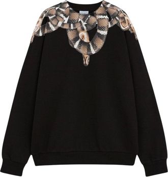 Marcelo Burlon Homme, Sweatshirts et sweats &agrave; capuche, Noir, Taille: XL SweaT-shirt Mancotone