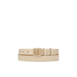 Kazar Helles Lederg&uuml;rtel mit auff&auml;lliger Schnalle - - Accessories - Damen - Beige - 110 CM