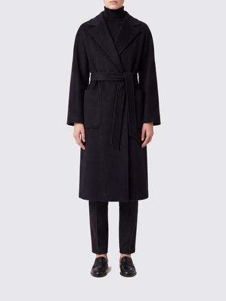Max Mara Manteau long peignoir en pur cachemire avec ceinture &agrave; la taille