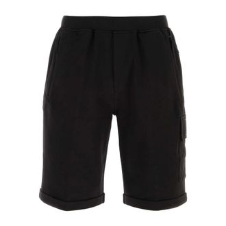 C.P. Company C.p. Company, Homme, Shorts, Noir, Taille: XL Stretch Cotto Bermuda Shorts