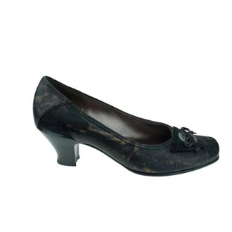 Gabor Trendiger Schwarz/Gold Leder-Pumps - - Shoes - Damen - Schwarzk - 39 EU