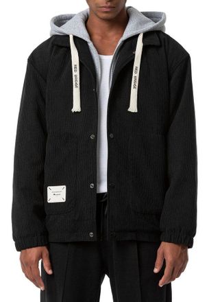 Red Bridge Cordjacke mit Kapuze und warmem Teddyfell-Innenfutter