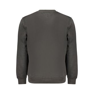 Tommy Hilfiger Logo-Embroidered Cotton Sweatshirt - Black