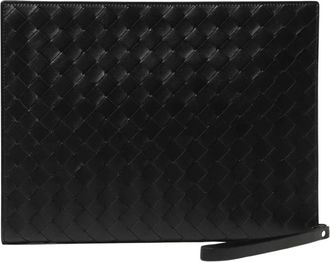 Bottega Veneta Homme, Sacs, Noir, Taille: ONE Size Mallette en Cuir Tress&eacute; &agrave; la Main