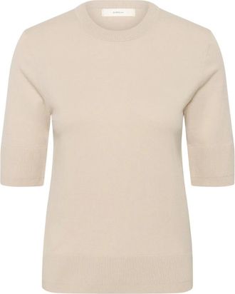 Inwear Maille &agrave; col rond - Femme - Pulls - Beige - Taille: 34 FR