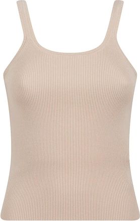 Ermanno Scervino Femme, Tops, Beige, Taille: 40 FR Top sans manches