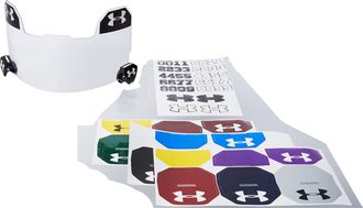 Under Armour Standard-Fußball-Helmvisier, transparent