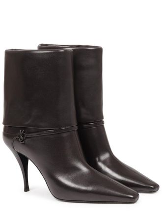 Saint Laurent Niki Ankle Boot - Brown
