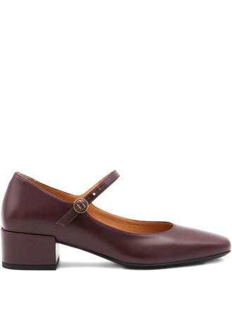 Tod's escarpins Mary Jane 35 mm à talon épais - Rouge