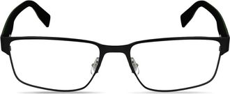 Lacoste lunettes de vue à monture géométrique - Noir