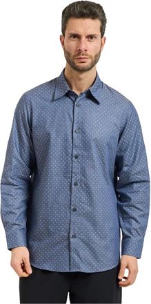 A|X Armani Exchange Homme, Chemises, Bleu, Taille: L Chemise en coton