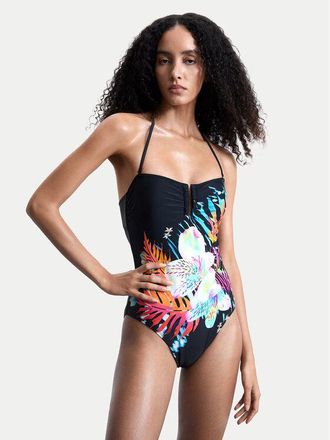 Desigual Badeanzug Daikiri 26SWMK24 Schwarz