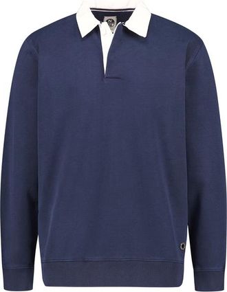 North Sails Herren Pullover blau Baumwolle gestreift