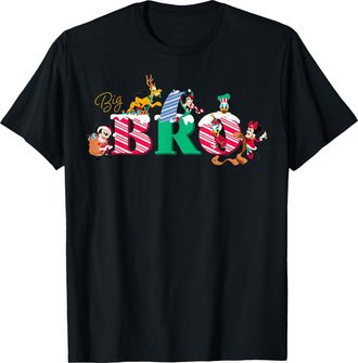 Disney Big Bro Candy Cane Holiday Christmas Family Trip Gift T-Shirt
