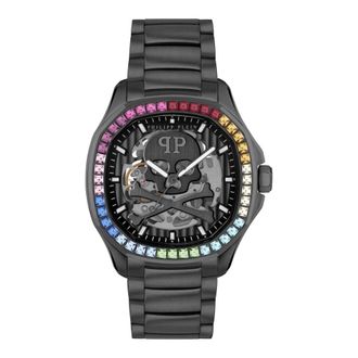 Philipp Plein Skeleton Spectre Rainbow Automatikuhr - - Accessories - Herren - Schwarzk - ONE SIZE