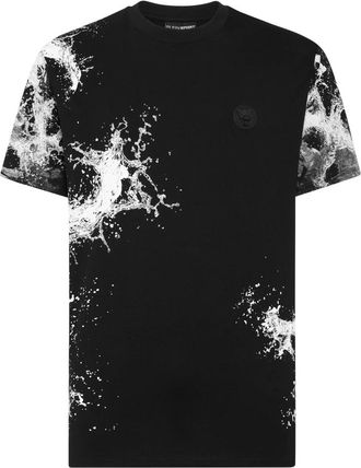 Plein Sport T-Shirt Rundhalsausschnitt SS Splash Extreme - - Sport - Herren - Schwarzk - XS