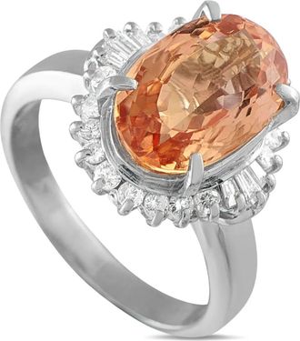 Luxury Bazaar bague à diamants et topaze - Argent