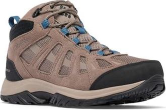 Columbia Redmond III Mid, Chaussures de Randonnée Imperméables pour Hommes, Iron/Phoenix Blue, Taille 42 EU
