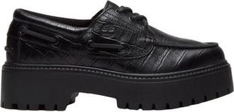 Timberland Mocassins unies &agrave; semelles crant&eacute;es